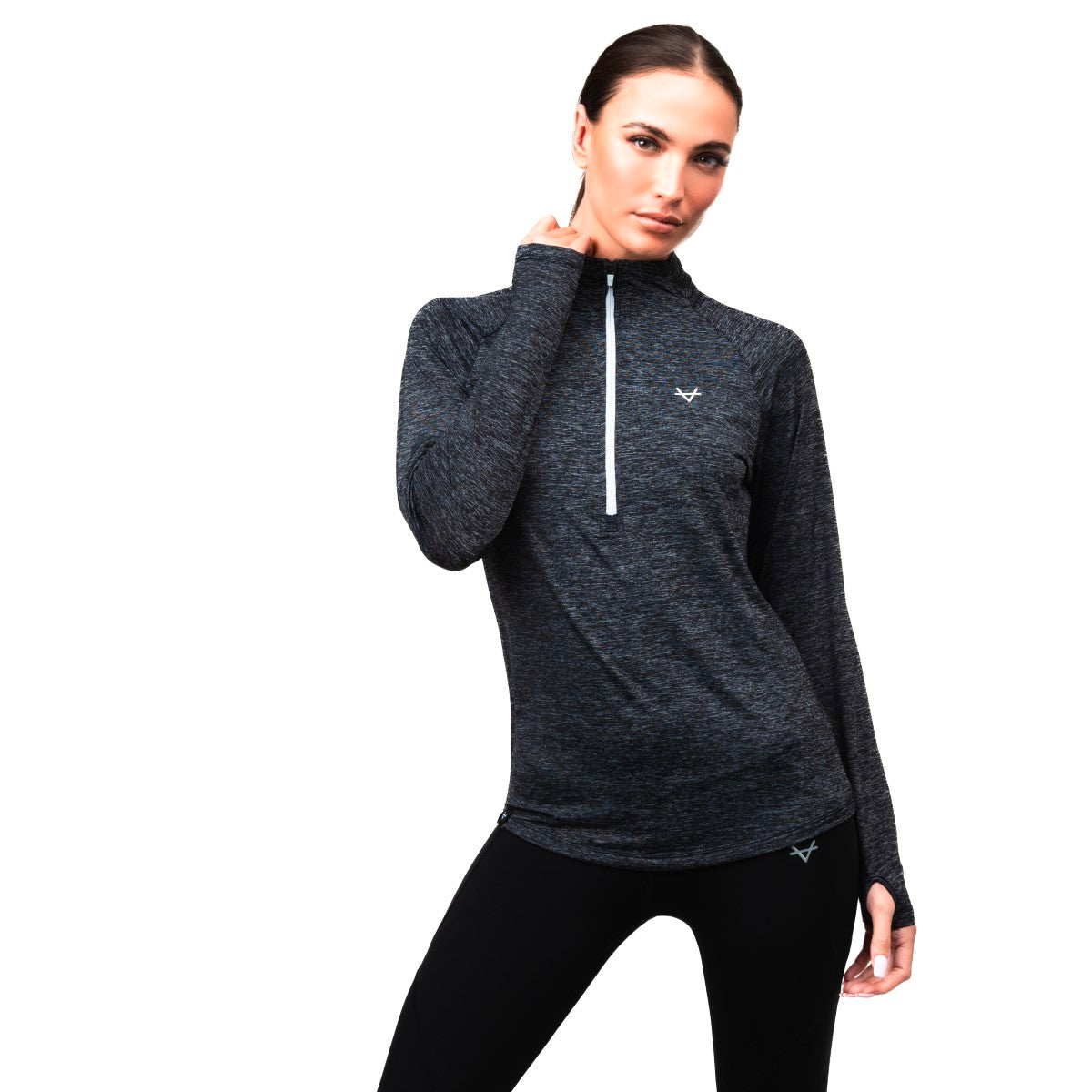 Oxen Womens Endure Midlayer Black/Grey – Oxen Sports Australia